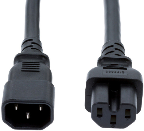 CAB-C15-CBN Cisco кабель питания IEC-C14 - IEC-C15 0,68 м 220В, для ...